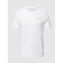 Knowledge Cotton Apparel Regular Fit T-Shirt mit Rundhalsausschnitt