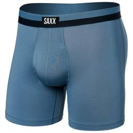 SAXX - Sport Mesh Boxer Brief Fly - Kunstfaserunterwäsche Gr XXL blau