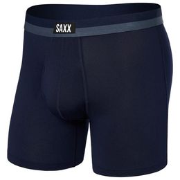 SAXX - Sport Mesh Boxer Brief Fly - Kunstfaserunterwäsche Gr S blau