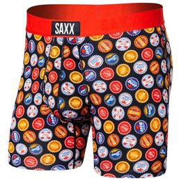 SAXX - Ultra Super Soft Boxer Brief Fly - Kunstfaserunterwäsche Gr L bunt