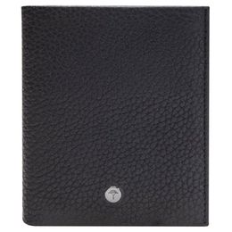 JOOP! Geldbörse cardona daphnis billfold v6, mit Beschlägen aus anthrazitfarbenem Metall, schwarz