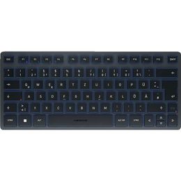 Cherry KW 7100 Mini BT, Tastatur, Scissor, Cherry SX Scherentechnology, kabellos, Slate Blue
