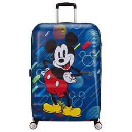 American Tourister® Trolley WAVEBREAKER DISNEY 77, 4 Rollen, Kinderreisegepäck Koffer TSA-Zahlenschloss, bunt