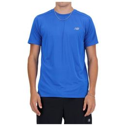 New Balance - Sport Essentials Run S/S - Laufshirt Gr M blau
