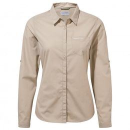 Craghoppers - Women's Kiwi II L/S Shirt - Bluse Gr 38 beige
