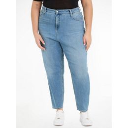 Calvin Klein Jeans Plus Mom-Jeans MOM JEAN PLUS Große Größen Jeans wird in Weiten angeboten, blau