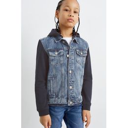 C&A Jeansjacke mit Kapuze-2-in-1-Look