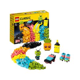 Lego Classic 11027 Neon Kreativ-Bauset Bausatz, Mehrfarbig