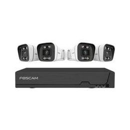 Foscam FNA 108 E B4 2T, Set schwarz/wei&szlig;, FNA108E 8-Kanal NVR, 4x V8EP Kamera
