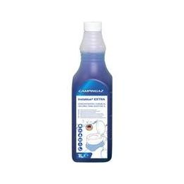 Campingaz Sanitärzusatz Instablue Extra 1L blau Form: Flüssig Wirksamkeit: Gegen Geruchsbildung Funktion: zersetzt Fäkalien Füllmenge: 1 Liter