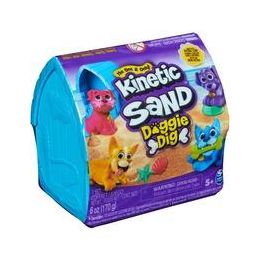 Spin Master Kinetic Sand - Hunde H&auml;uschen, Spielsand 170 Gramm Sand