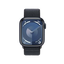 Apple Watch Series 9 (GPS + Cellular) 45 mm Aluminiumgehäuse Mitternacht, Sportband Mitternacht Loop