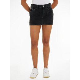 Tommy Jeans Jeansrock SOPHIE LW MCR MN SKIRT BH0082 Webrock im 5-Pocket-Style, schwarz