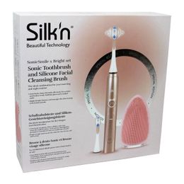 Silk'n Silk'n Schallzahnbürste SonicSmile Schallzahnbürste + Silikon-Gesichtsreinigungsbürste