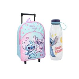 Disney Trolley Disney Stitch Angel 2 tlg. Set Kinder Trolley Trinkflasche