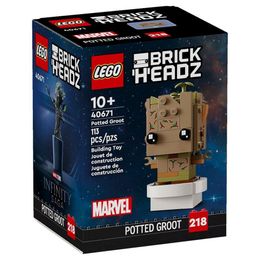 Lego® Konstruktionsspielsteine Lego® BrickHeadz 40671 Groot im Topf