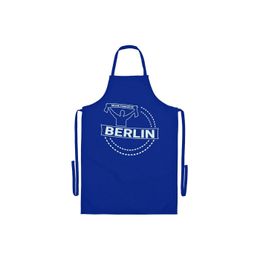 multifanshop Grillschürze Berlin blau