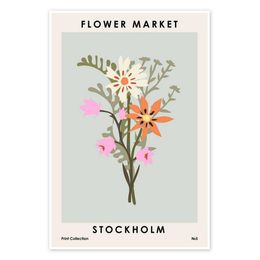 Posterlounge Poster NKTN, Flower Market Stockholm III