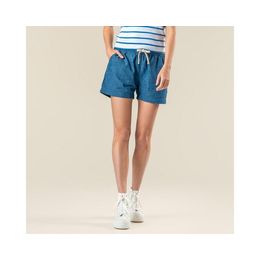 Living Crafts Jerseyhose REEZA Leichte Sommer-Shorts im Denim-Stil