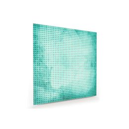 Primedeco Glasbild Wandbild Quadratisch Bunter Hintergrund mit Aufhängung
