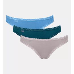 Sloggi - Tanga - Multicolor 38 - Sloggi / Weekend - Unterwäsche für Frauen