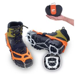 VERIGA Mount Track -Schuhkrallen Eiskrallen -Steigeisen Schuhketten Spikes 33-48 Größe: S (33-36)