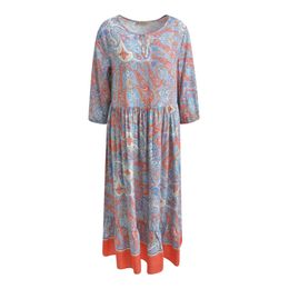 Smith & Soul Smith&soul Kleid Damen Gr&ouml;&szlig;e 42 blau / orange Winterkleid