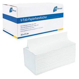 Meditrade® Papierhandtücher 6721 Zick-Zack-Falzung 2-lagig 3.150 St.
