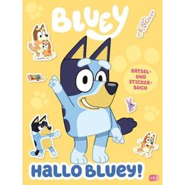 cbj Hallo BLUEY! - Ein lustiges Rätsel- und Stickerbuch, Gebunden