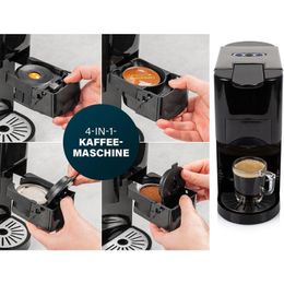Princess Kapselkaffeemaschine 19bar 4in1 für Kapseln, Pads & Kaffeepulver