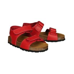 develab - Leder-Sandalen FREJA in rot, Gr.34