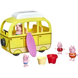 Hasbro Peppa Pig Spielzeugfiguren-Set "Peppas Standwohnmobil", gelb