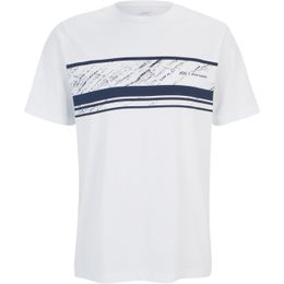 Joy Sportswear T-Shirt "Sasha", Baumwolle, Motiv-Print, für Herren, weiß, 54