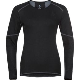 Odlo Active X-Warm Funktionsshirt, temperaturausgleichend, figurbetont, für Damen, schwarz, XL