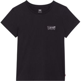 Levi's Levi's® T-Shirt, Logo-Print, für Damen, schwarz, XS