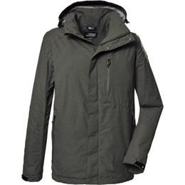 Killtec® Funktionsjacke, Kapuze, wasserabweisend, für Herren, grün, XXL