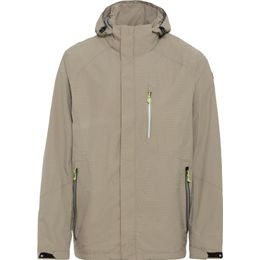 Killtec® Funktionsjacke, Kapuze, wasserabweisend, für Herren, beige, XXL