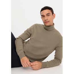 hessnatur Rollkragen-Pullover Regular aus Schurwolle mit Kaschmir Größe: 46