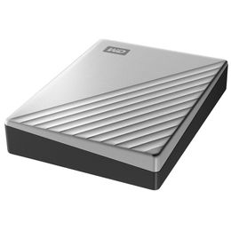 Western Digital externe HDD-Festplatte Passport Ultra 4TB silber