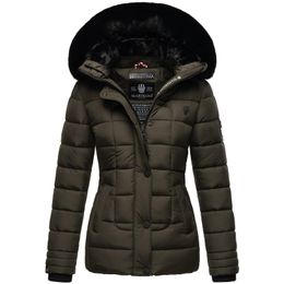 Marikoo Damen Outdoor Winter Steppjacke mit abnehmbarer Kapuze Qesraa