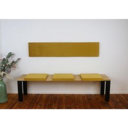 Lycce XXL Wandkissen Wandpolster mit Montage-Set, Samt FRESH, 1,5m