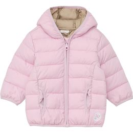 s.Oliver Steppjacke, Kapuze, Eingrifftaschen, für Babys und Kleinkinder, pink, 86