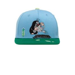 logoshirt Baseball Cap Der kleine Maulwurf - Gießkanne mit detailreicher Stickerei, blau|grün