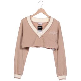 Bershka Damen Sweatshirt, beige, Gr. 34