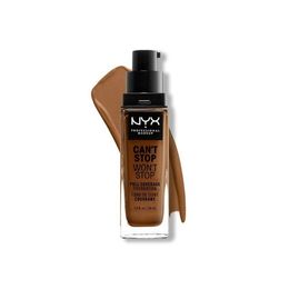 Nyx Professional Make Up Foundation Can't Stop Won't Stop Full Coverage Foundation Warm Mahogany 30ml