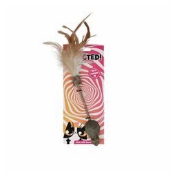 Addicted Tierkuscheltier Stick with mouse and feathers