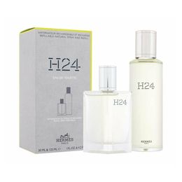 HERMÈS Körperpflegeduft Set H24 Edt 30ml + Edt 125ml Travel Spray Refill