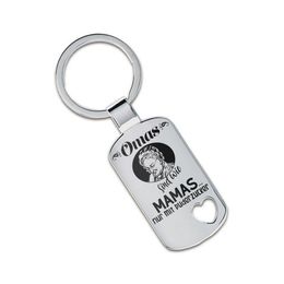 Lieblingsmensch Schlüsselanhänger Omas sind wie Mamas ... nur mit Puderzucker-ein tolles Geschenk (Schlüsselanhänger mit Gravur