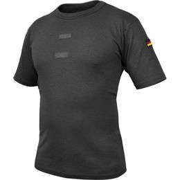 Normani Funktionsshirt Herren Tactical T-Shirt Tropen Original BW Unterhemd nach TL Tropenhemd T-Shirt mit Deutschlandfahnen und Klettstreifen