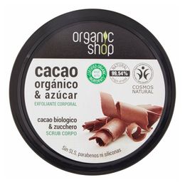 Organic Shop Körperpeeling Cacao Exfoliante Corporal Chocolate Belga 1un